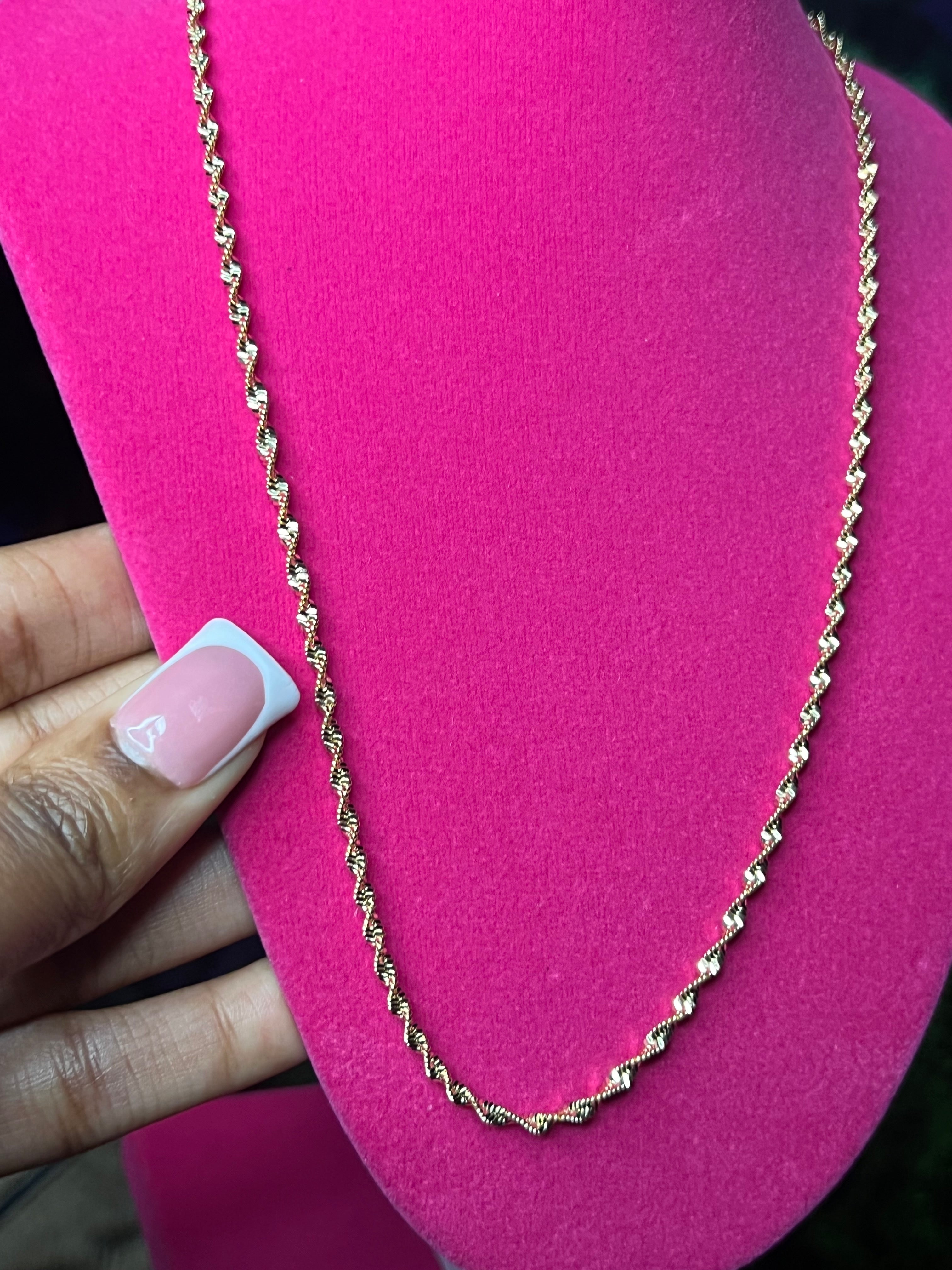 Twisted Gold Chain – My Princess Pieces